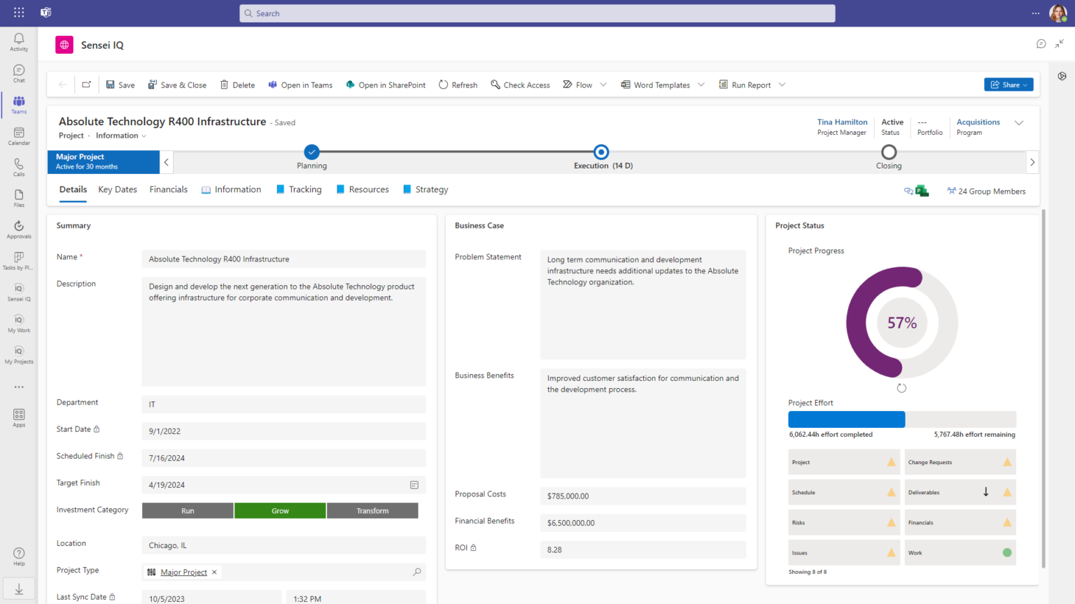 Sensei Project Solutions™ – Improving the way you work