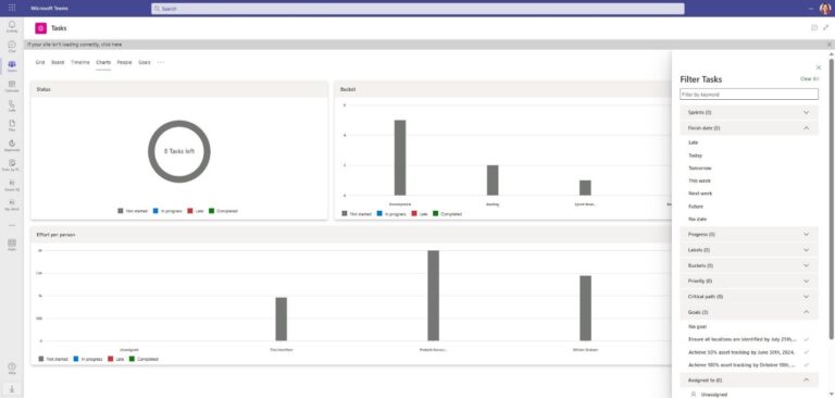 Goals in Microsoft Project for the web – Sensei Project Solutions™